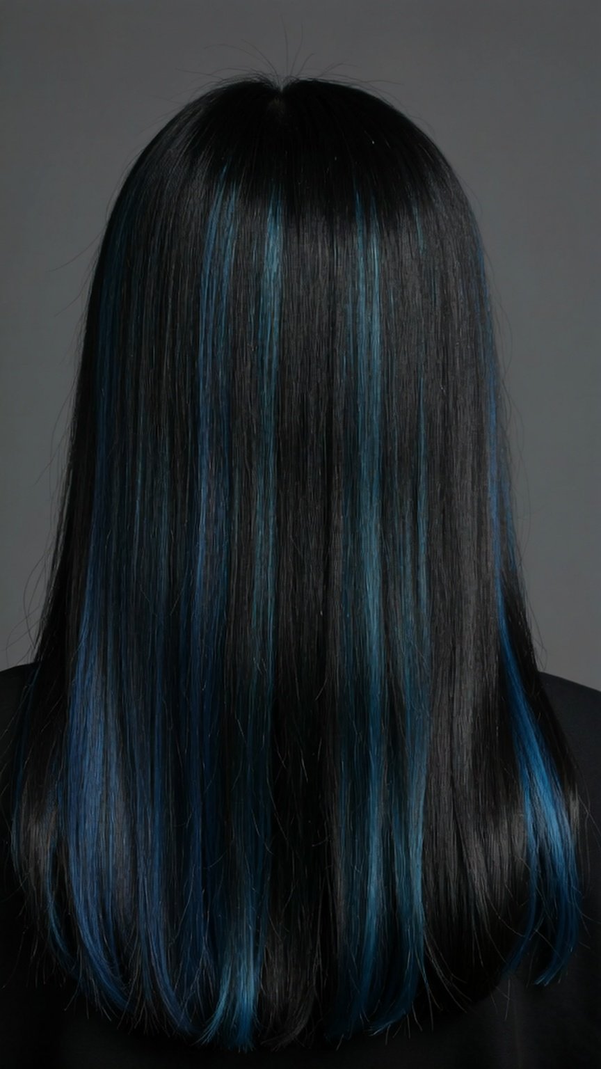 15 Black Hair with Blue Highlights: Stunning Styles to Try Now - Hairs ...