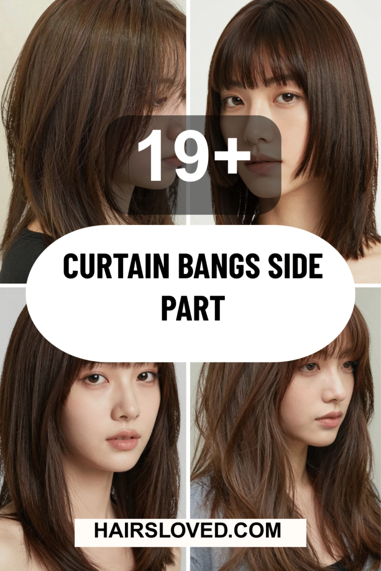 20 Curtain Bangs Side Part Hairstyles That Instantly Elevate Your Look ...